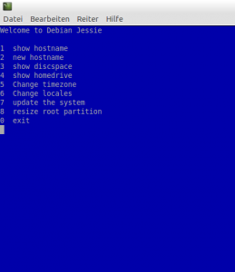 Shell menushell menu – PiProjects